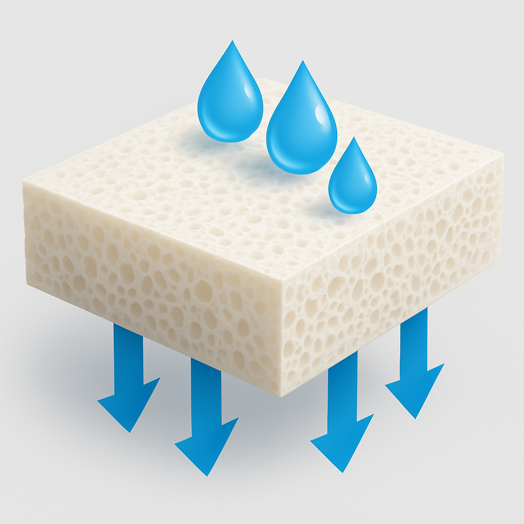 Quick Dry (Qik-Dri) Oudoor Foam | Reticulated Custom Foam By Foamite